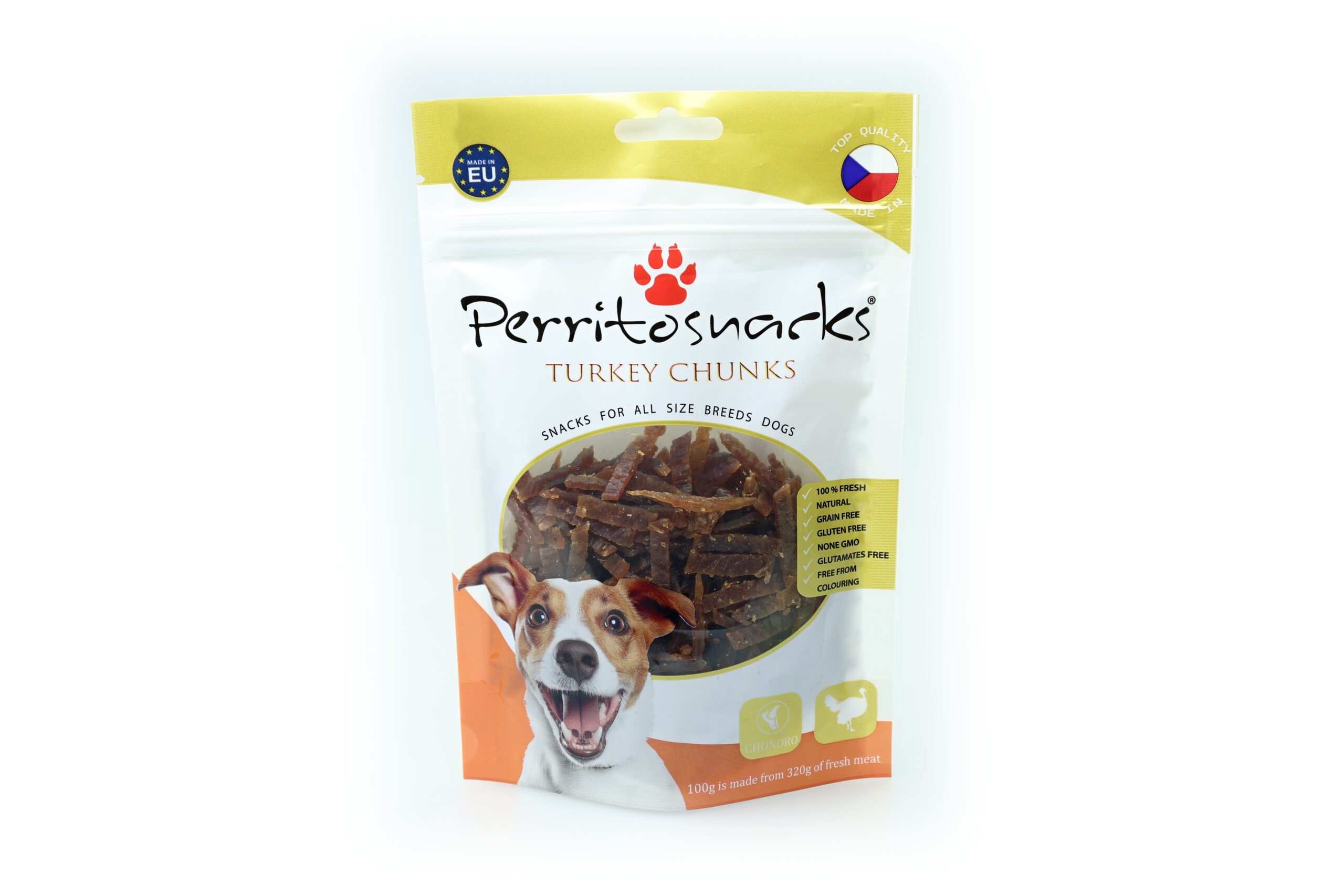 Krůtí pamlsky pro kočky a psy Perritosnacks